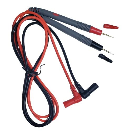 Radhe Audio Multimeter Cord Probe Set Test Cable Pair for Universal ...