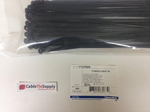 Amazon.com: Thomas & Betts TY527MX Cable Tie 120lb 13" Ultraviolet ...