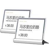 Amazon.com : ECKEK Self Adhesive Label Holder Acrylic Price Tag ...