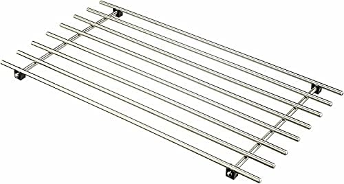 AAMEN Wipe Clean Rectangular Stainless Steel Trivet Kitchen Surface ...