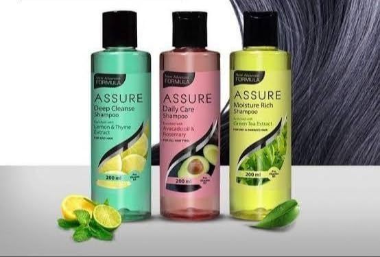Buy Assure Green Tea + Daily Care + Deep Cleanse Shampoo (pack Of 3 ...