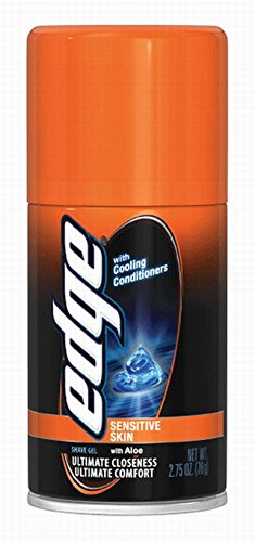 Amazon.com: Edge Men's Sensitive Skin Formula Shave Gel with Soothing ...