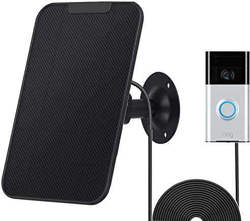 Amazon.com : 6W AC 9V Solar Panel for Ring Doorbell, Solar Panel ...