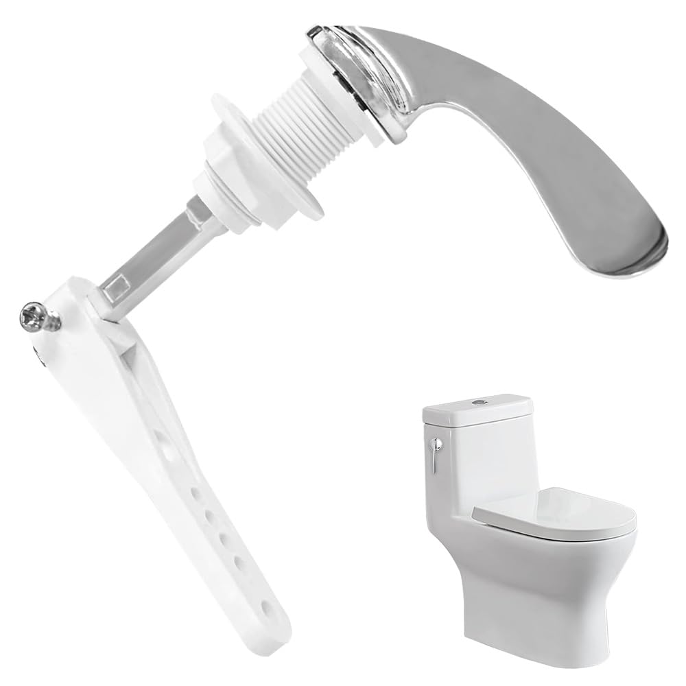 XAVSWRDE Toilet Flush Handle Replacement Cistern Lever Handle Zinc ...