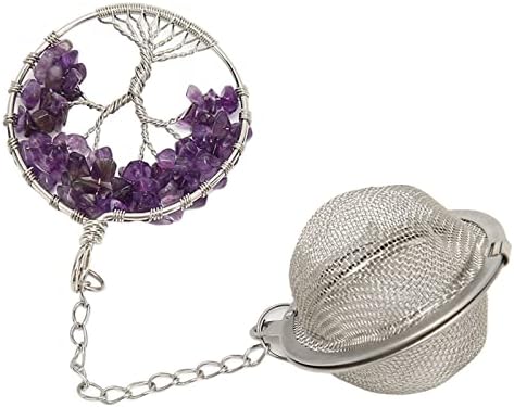 Amazon.com: Tea Infuser, Artificial Crystal Stone Tea Strainer ...