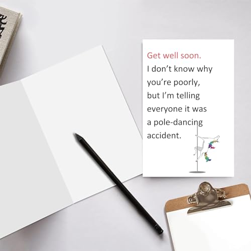 Snapklik.com : Funny Get Well Soon Cards For Men Women, Humor Speedy ...