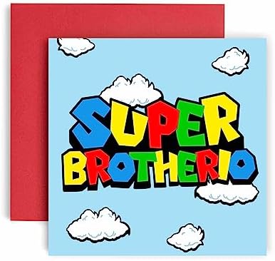 Papa Prints Super Brother Birthday Cards (145 x 150 mm) Happy Birthday ...