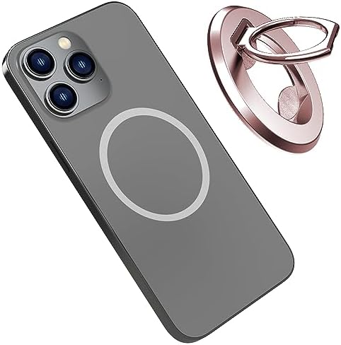 Amazon.com: Magnetic iPhone Ring Stand/Holder 360° Rotation,180° Flip ...