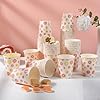Amazon.com: AimFun 100 Pcs Daisy Paper Cups Groovy Party Cups 9oz ...