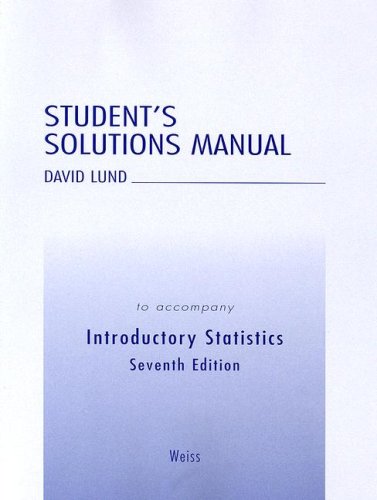 Amazon.com: Student Solutions Manual for Introductory Statistics ...