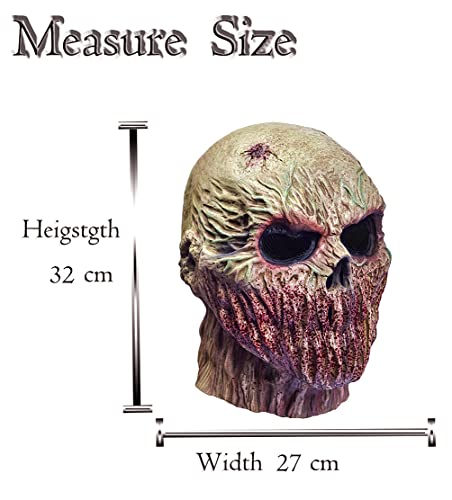 RAPGET Horror Mask Zombie Mask Creepy Mask Old Man Mask Halloween ...