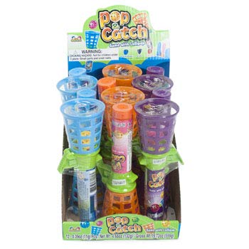Amazon.com : CANDY POP & CATCH WITH LOLLIPOP .39 OZ IN COUNTER DISPLAY ...