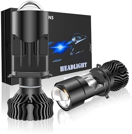 Amazon.com: YUFANYA H4 Headlight Blub-120W 30,000LM Extremely Bright 6000K White with Clear Cut ...