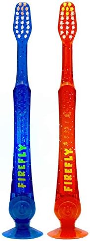 Amazon.com: FIREFLY Light-up Timer Toothbrush with Suction Cup, 2 Count ...
