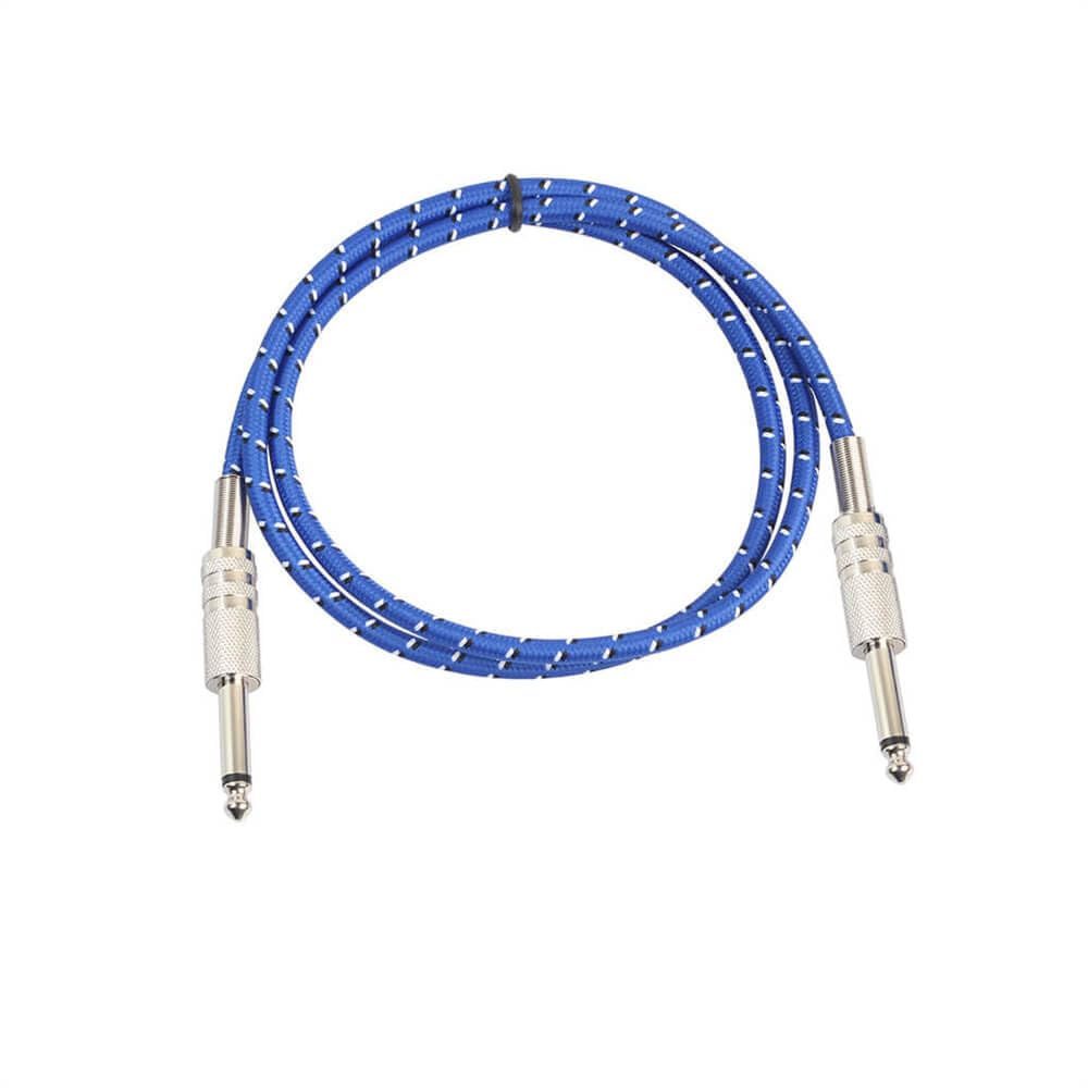 Amazon.com: Elecbee 6.35mm Male to Male Audio Cable Electric Guitar ...
