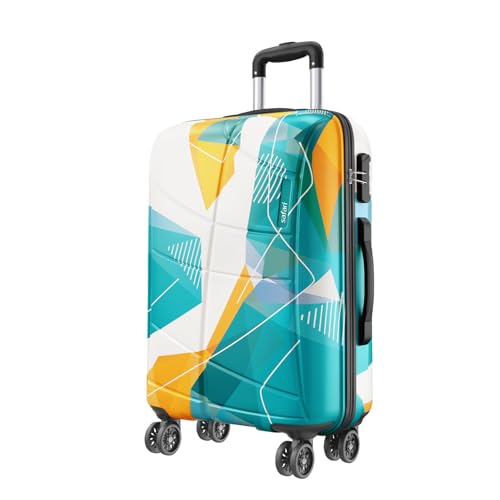 Safari Luma Neo 8 Wheels 77cm Large Size Trolley Bag, Hard Case Printed ...