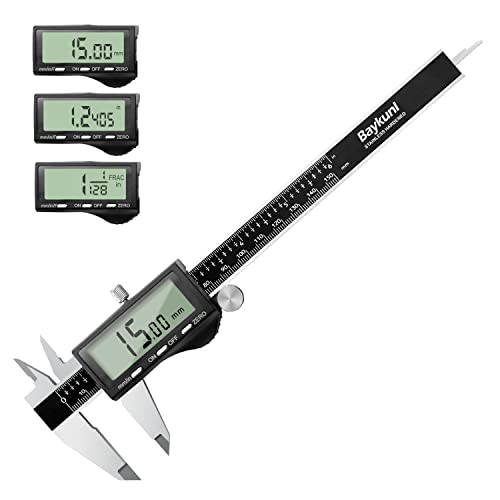 Digital Calipers 6 inch, Electronic Caliper Measuring Tool 150mm ...