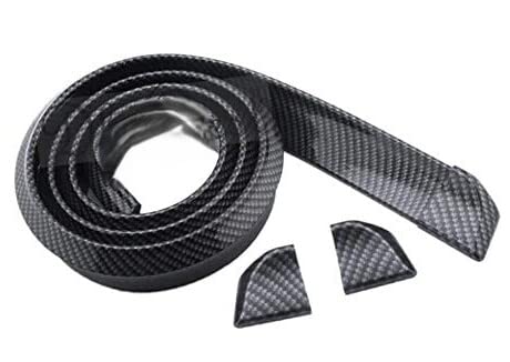 Buy Dhe Best CS-01 Universal Black Carbon Fiber Trunk Spoiler Lip Kit ...