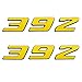 Amazon.com: Pair Set 392 Emblem Badge Body Sticker Side Fender Rear ...
