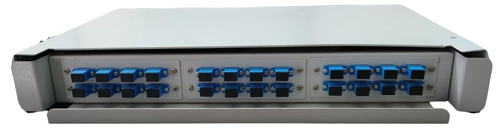 Buy Hanutech FTTH Fiber Distribution Box 24F Port Fully Pigtails Loaded ...