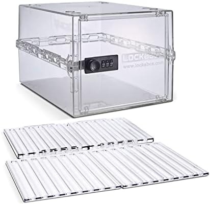 Amazon.com: Lockabox One™ Crystal & Shelf Pack Bundle | Lockable Box for Food, Medicines, Tech ...