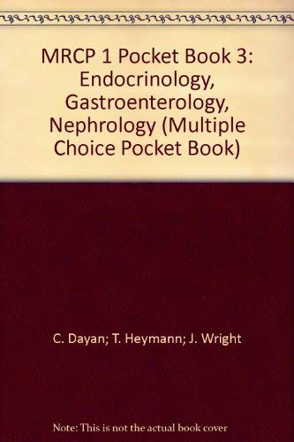 MRCP 1 Pocket Book 3: Endocrinology, Gastroenterology, Nephrology ...