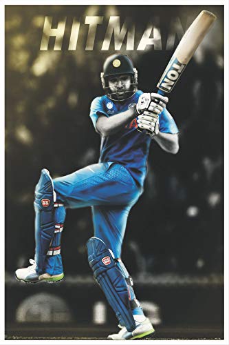 DivineDesigns™ Hitman Rohit Sharma 300 GSM Poster (Vinyl, 13 X 19 Inch ...