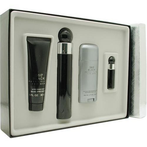 Amazon.com : Perry Ellis 360 Black By Perry Ellis For Men. Set-edt ...