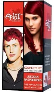 Splat Rebellious Colors Hair Coloring Kit - Luscious Raspberries (Pack ...