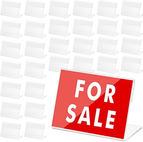 30 Pièces Porte Support Etiquette, Porte Etiquette Prix en Acrylique ...