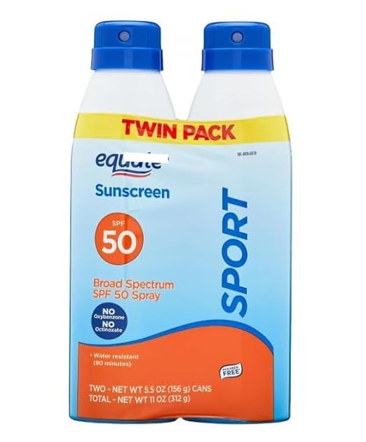 Amazon.com: Generic Sport Broad Spectrum Sunscreen Spray, SPF 50, Twin ...