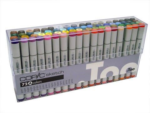 Copic Sketch Marker Set 72 A : Amazon.in: Home & Kitchen