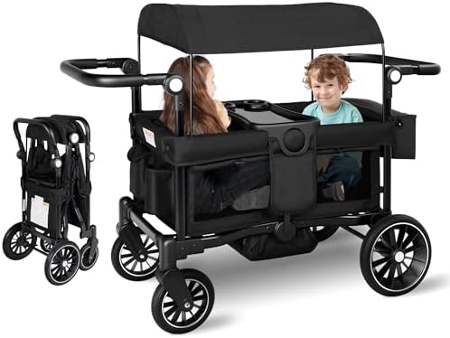 Amazon.com : Jeep Wrangler Deluxe 4 Seater Stroller Wagon by Delta ...