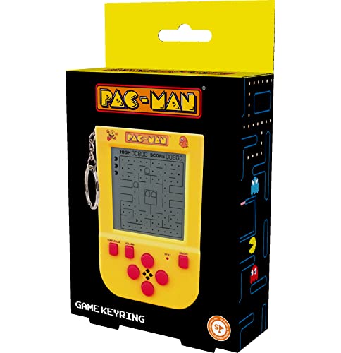 Pac-Man Keyring Arcade Game - Classic Retro PAC-Man Gameplay. Includes ...