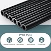 Landical 6 Pcs 3/4'' Black PVC Pipe SCH 80 Plastic Pipe, 40'' Long ...