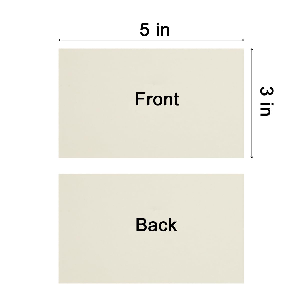 Snapklik.com : 100 Pack Thick Paper Cardstock Blank Heavy Cards Stock ...