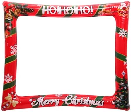 Amazon.com: Inflatable Christmas Photo Booth Props 30x26'' Photo Booth ...