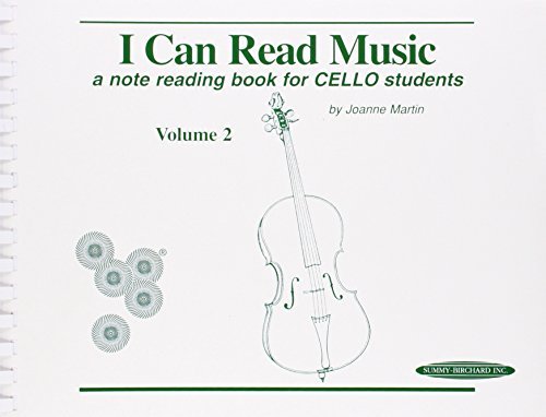 I Can Read Music, Vol 2: A Note Reading Book for Cello Students ...