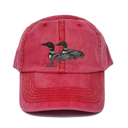 Amazon.com: Loon Loons embroidered dad cap hat, embroidered baseball ...