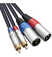 Amazon.com: Tisino XLR Y-Splitter Cable, Dual Female XLR to Male Mic ...