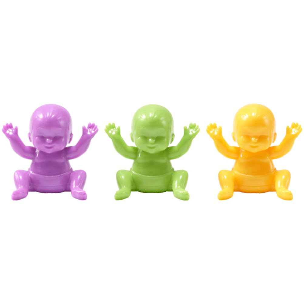 Amazon.com: DecoPac Mardi Gras Kings Cake Baby Layons Cupcake Toppers ...