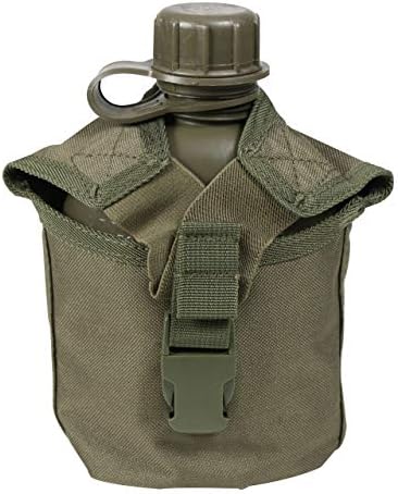 Amazon.com: Army Universe Olive Drab Genuine GI 1 Quart Plastic Canteen ...