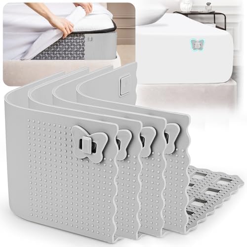 Amazon.com: Haldane Bed Sheet Holders with Lock, Bed Sheet Straps Keep ...