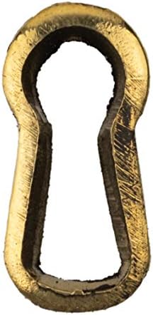 Cast Brass Antique Keyhole Insert | 3/4" H x 3/8" W | Keyhole Cover ...
