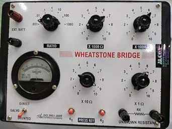 Witeg Portable Wheatstone Bridge | Wheatstone Bridge For Physics Lab ...