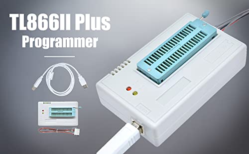 BUYYART New TL866II Plus Universal Minipro Programmer + SPI Driver High Speed Programmer (USB ...
