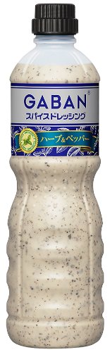 Amazon.com : GABAN spice dressing Herbs & Pepper 1L : Everything Else