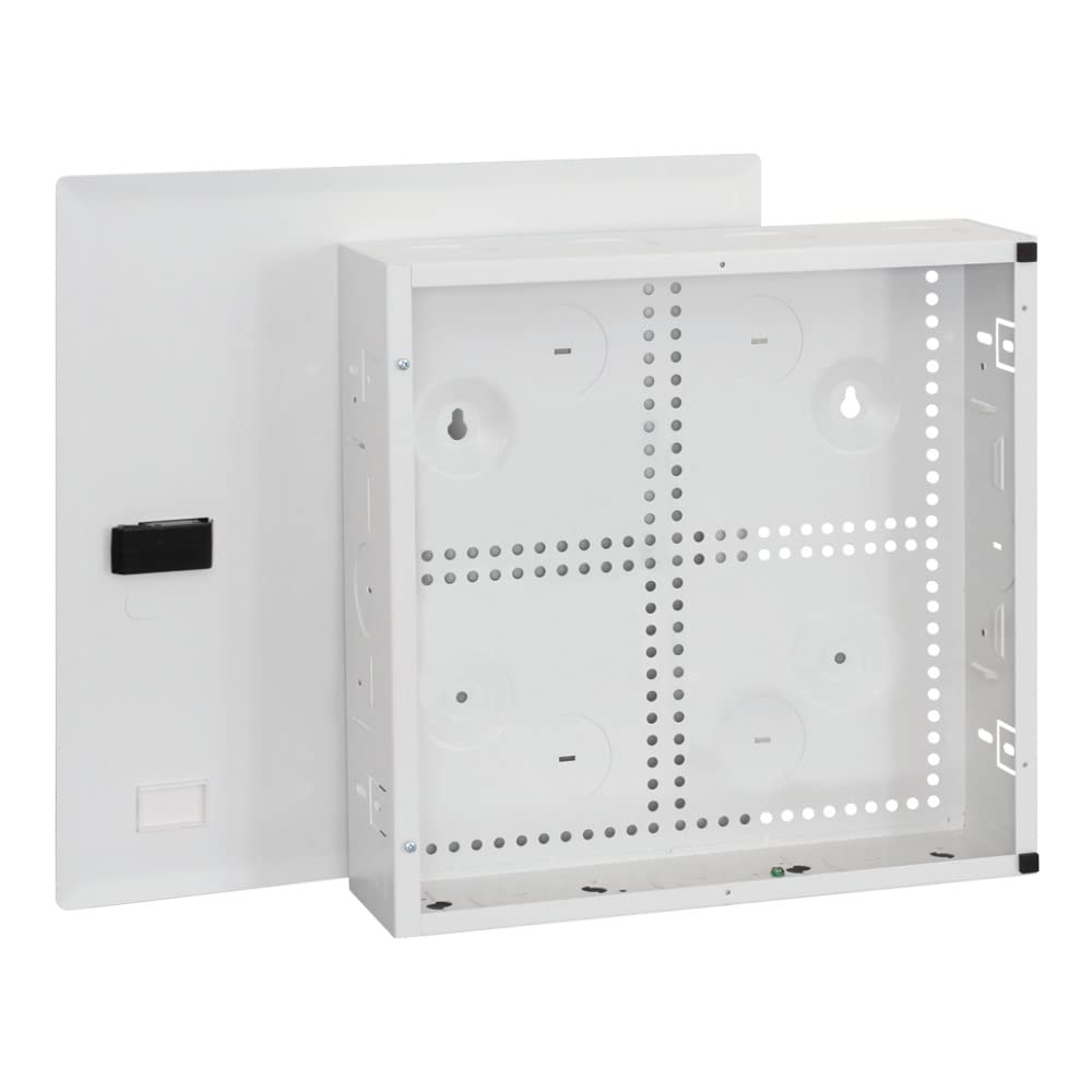 ICC 14" Metal Structured Wiring Enclosure, Media Enclosure with Cover ...