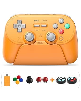 Amazon.com: 8Bitdo Pro 3 Bluetooth Controller for Switch/Switch 2 - TMR ...