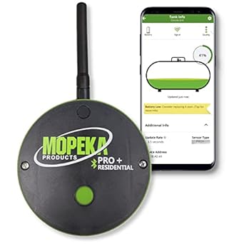 Mopeka PRO+ LR Wireless Propane Monitor for Residential and Above Ground LPG Tanks - Stronger ...